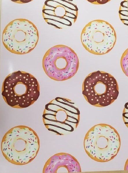 [6645] One Dozen Flat Mix Donut Box 125ct – sunrisesupplyllc