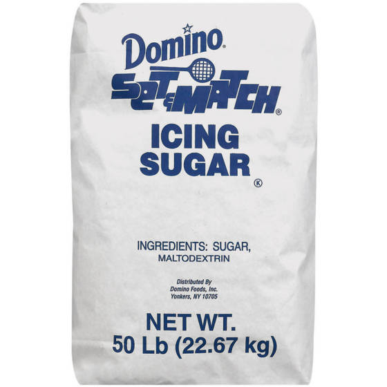 [DOMINO] Set & Match Icing Sugar 50lbs – sunrisesupplyllc
