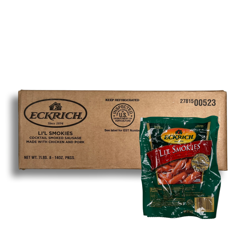 [Eckrich] 00523 Cocktail Smoked Sausage 8 Packs – sunrisesupplyllc