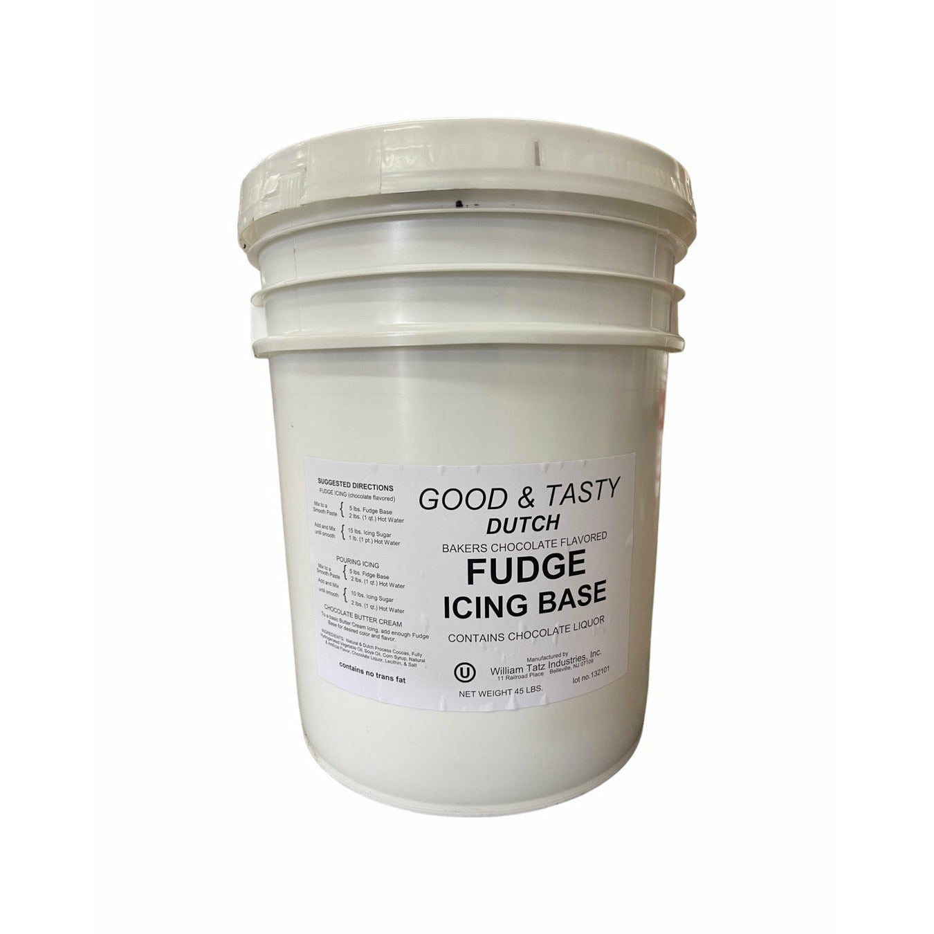 Good & Tasty Dutch Fudge Icing Base 45lbs – sunrisesupplyllc