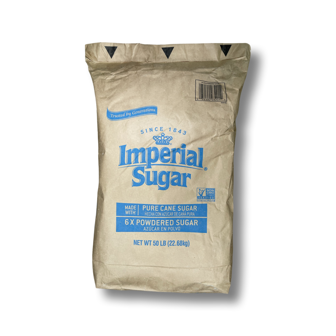 [IMPERIAL SUGAR] 6X Powdered Sugar 50lbs – sunrisesupplyllc