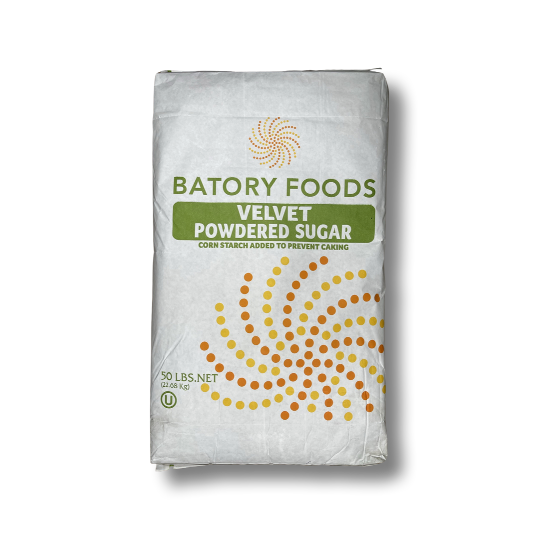 [BATORY FOODS] Velvet Powdered Cane Sugar 50lbs – sunrisesupplyllc
